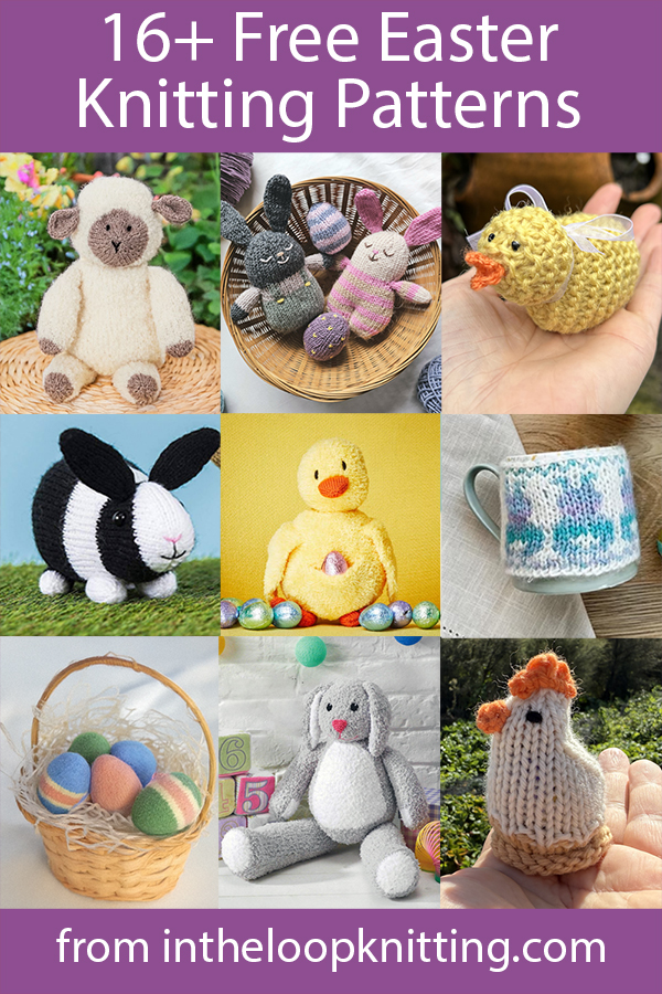 Easter Treat Knitting Patterns - In the Loop Knitting