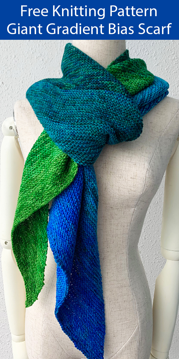 Multi-colored Yarn Scarf Knitting Patterns- In the Loop Knitting