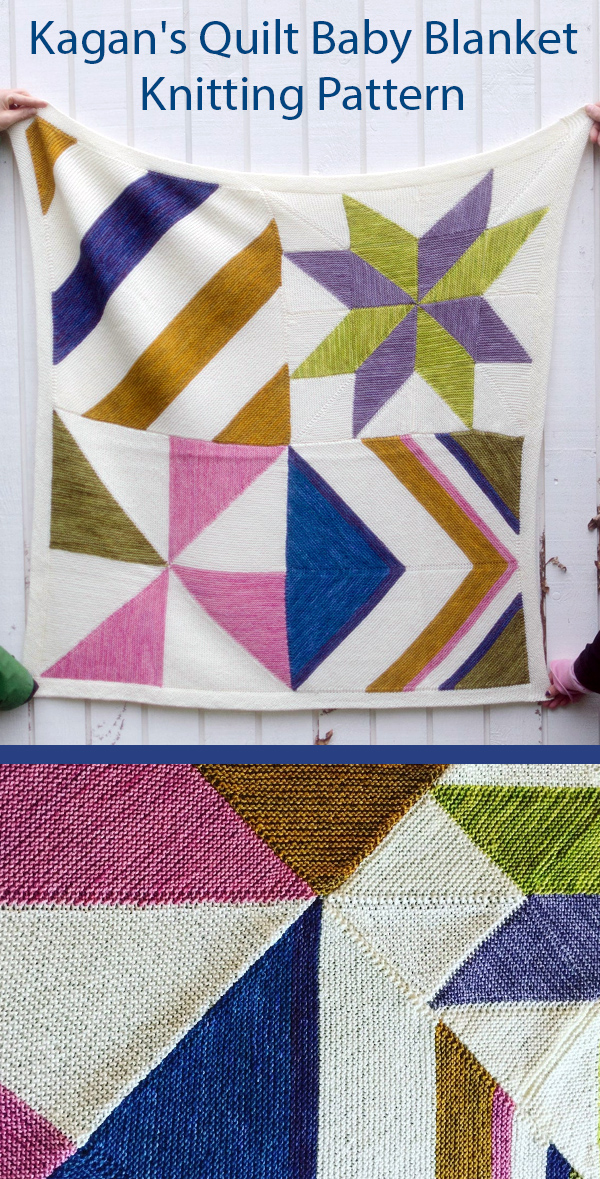 Quilt Baby Blanket and Afghan Knitting Patterns - In the Loop Knitting