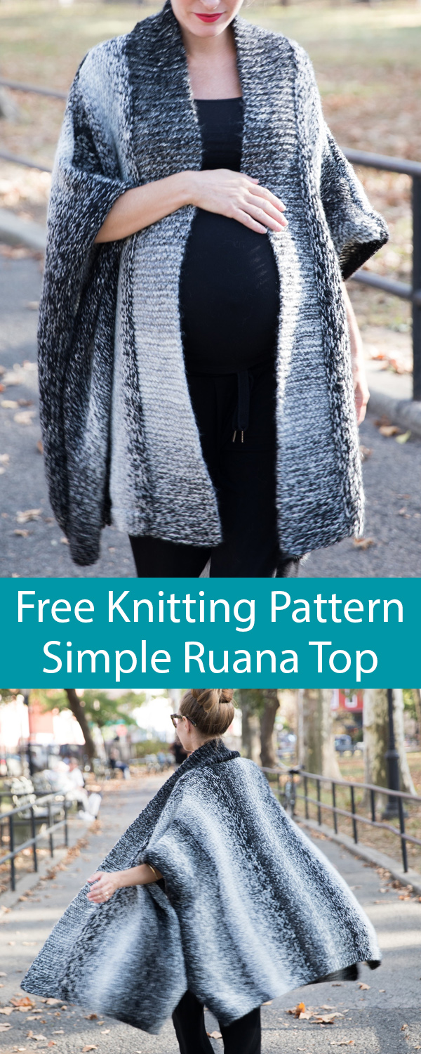 Ruana Knitting Patterns- In the Loop Knitting